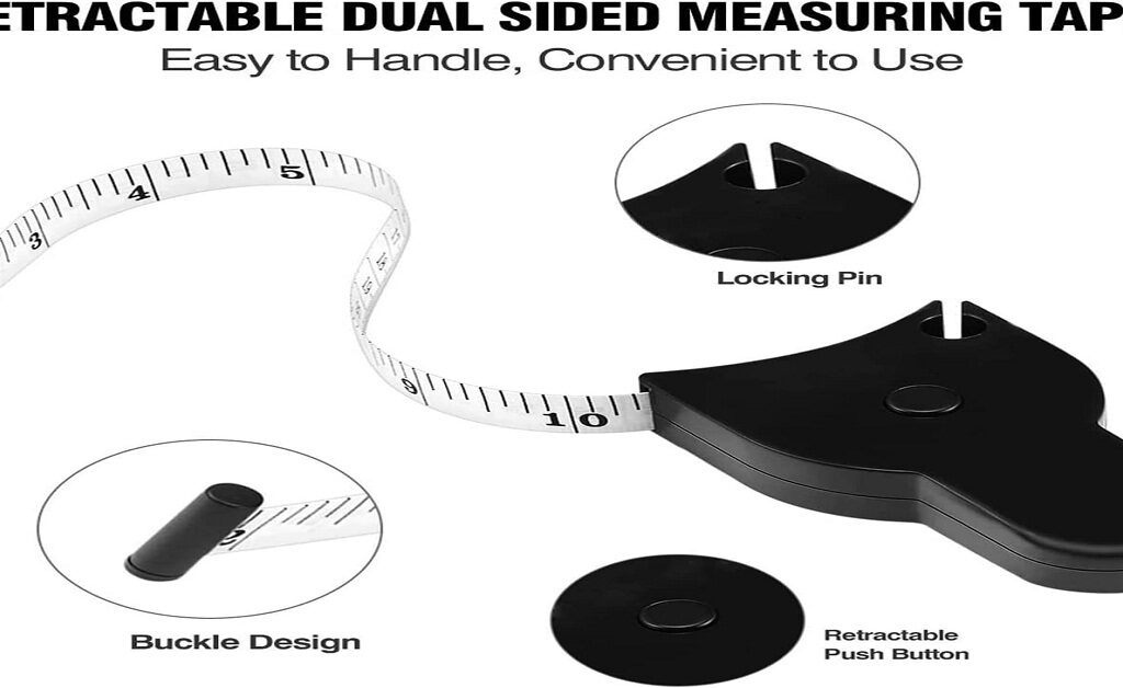 Body Measuring Tape 60 Inch Weight Loss Retractable Measure Tape with ...